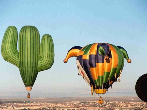 Strange shaped hot air balloons | Amusing Planet
